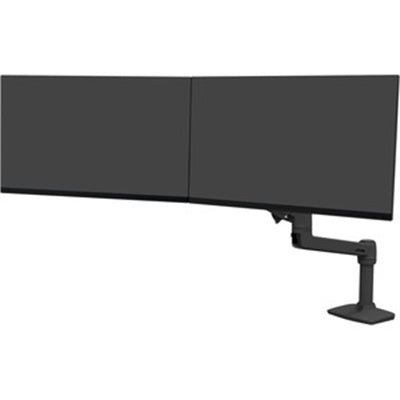 LX Desk Dual Direct Arm, Matte Black – Computer Brain